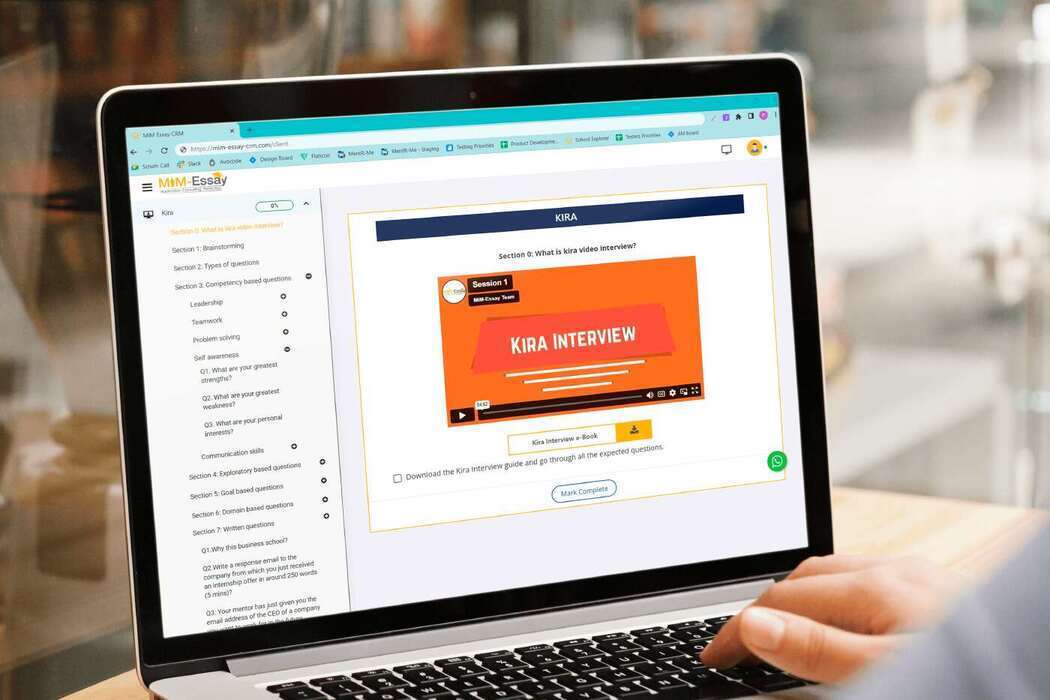 Buy Kira Interview Ebook | Kira Talent Admissions Resources